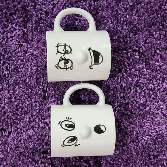 Dining | Embossed Nose Face Expression Coffee Mugs | Poshmark